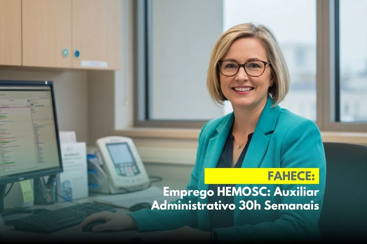 FAHECE: Processo Seletivo Para Auxiliar Administrativo Meio Período